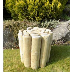 Log Roll Edging - 1.8 metres long x 230mm high - Log Rolls - UK Garden ...