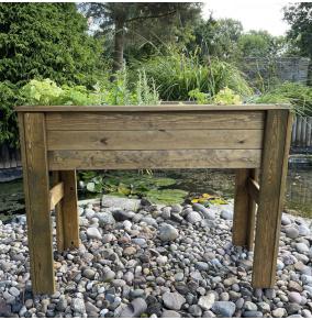 High Raised Planter on Legs Raised Pot Vegetable Herb Garden Boxes - UK ...